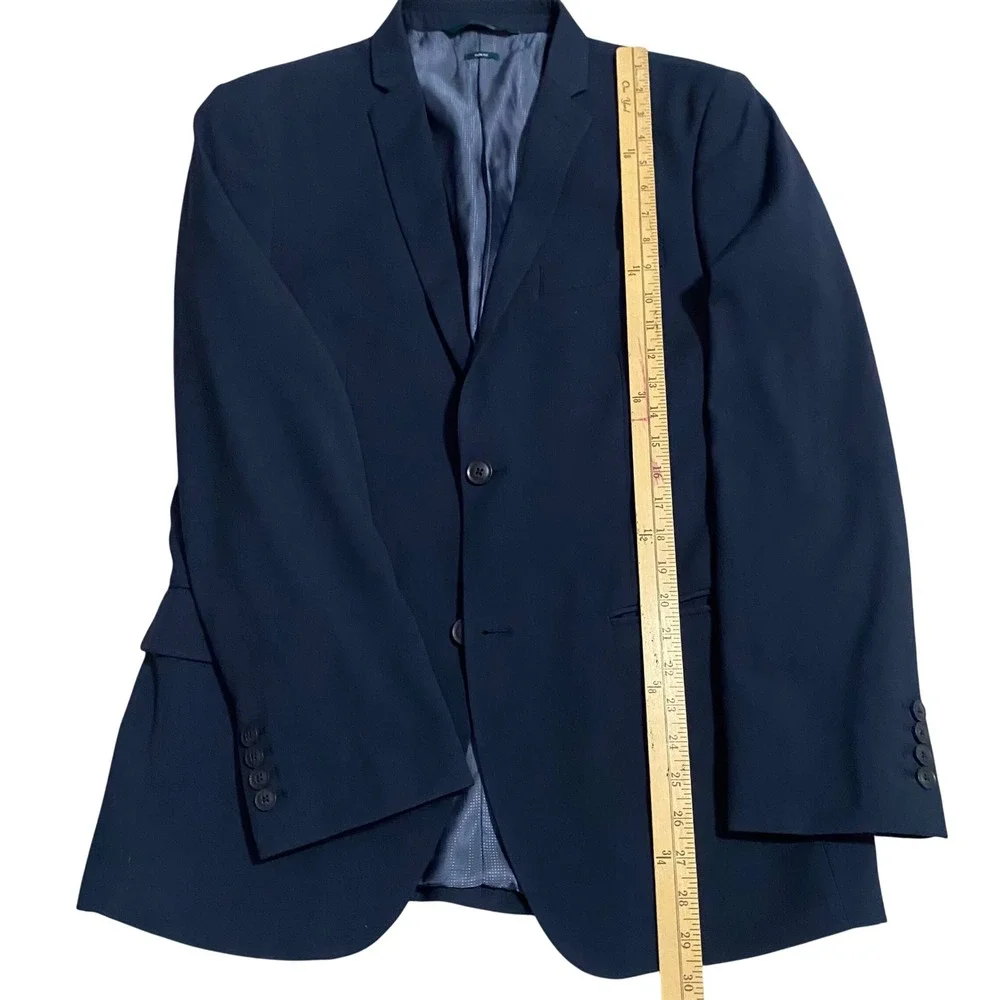 Perry Ellis | Suits & Blazers | Perry Ellis Mens Slim Fit Navy Blue ...